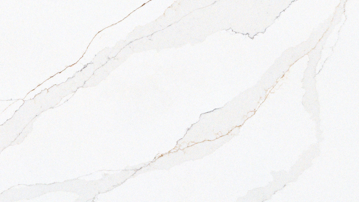 White Aurora Quartz Countertop by Vadara Quartz | Polished | Made in South Korea – Prize Kitchens