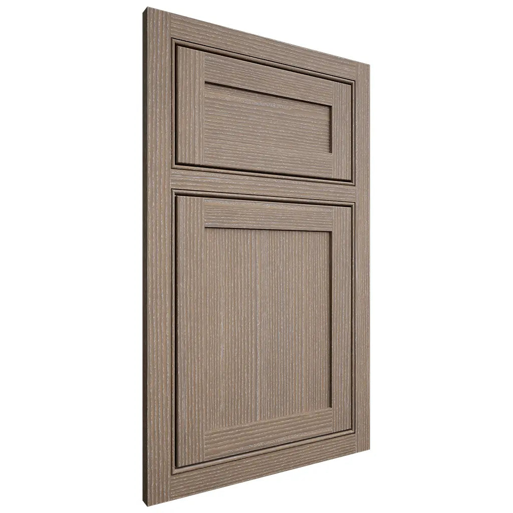 Shiloh Cabinetry's Malibu Beaded Inset White Oak Cabinets: Contemporary ...